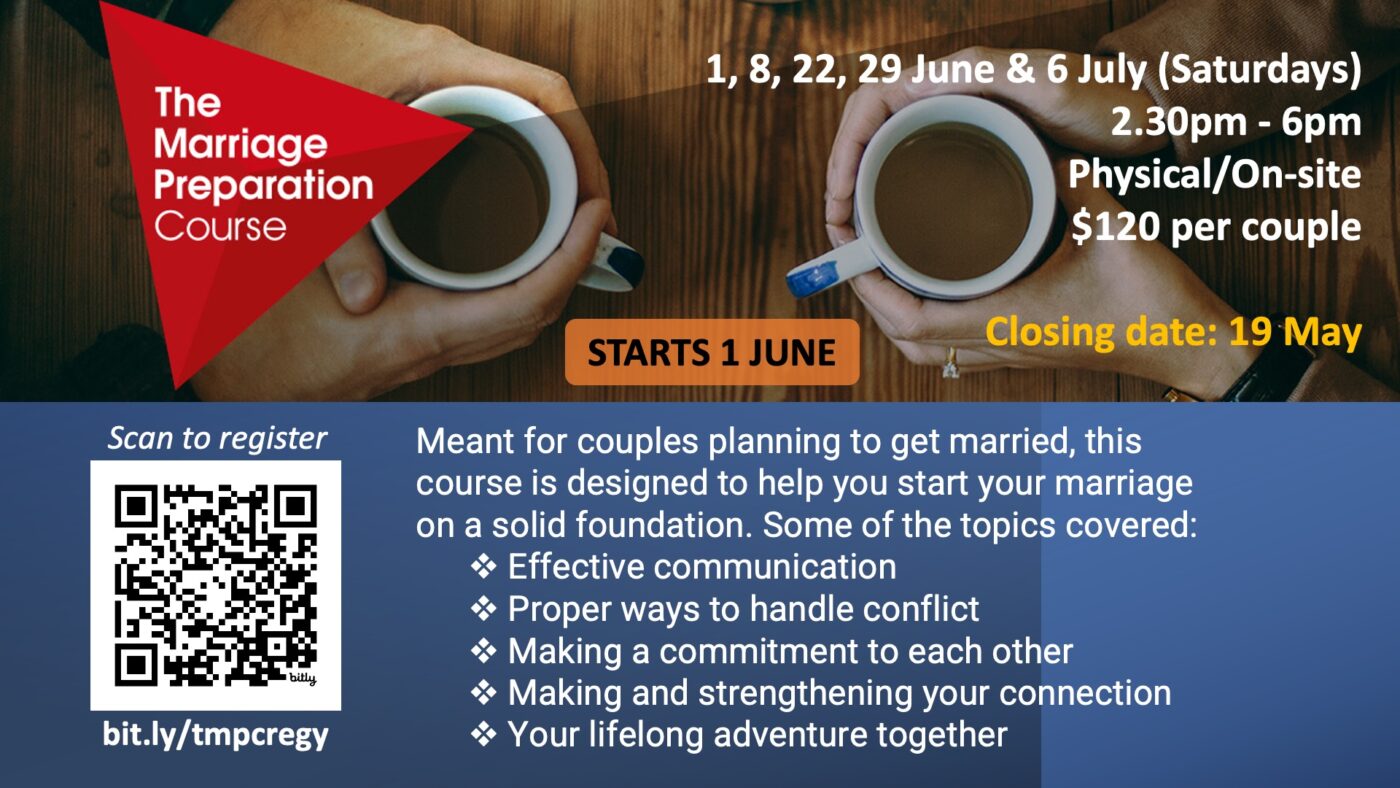 The Marriage Preparation Course – Bedok Methodist Church